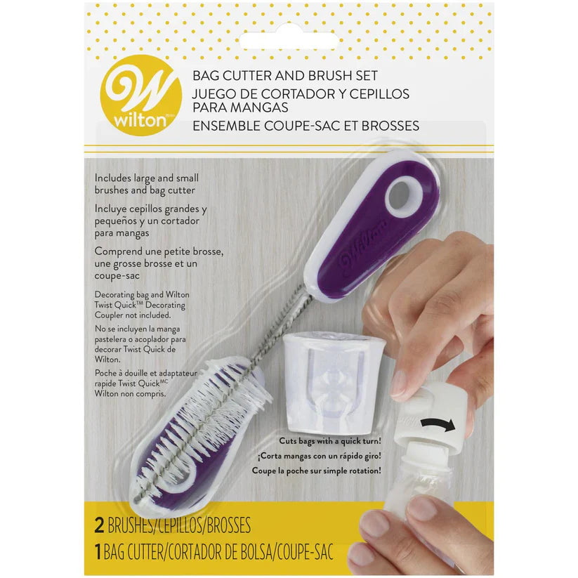 Bag Cutter and Brush Set – Cake & Kitchen