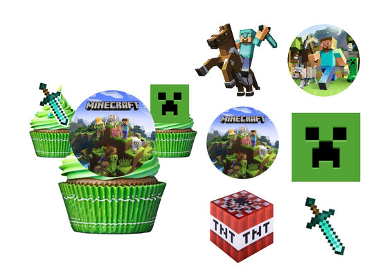 Edible Wafer Toppers - Minecraft – Cake & Kitchen