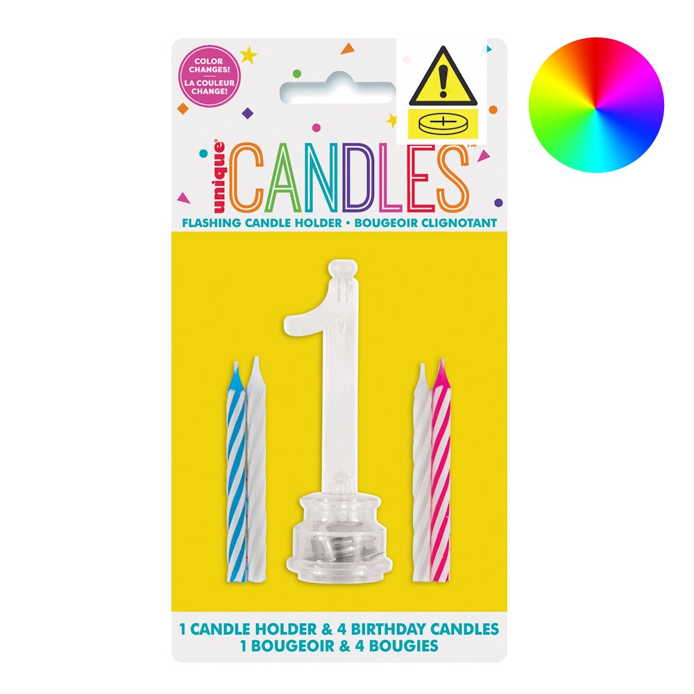 LED Flashing Number Candle - 1 – Cake & Kitchen