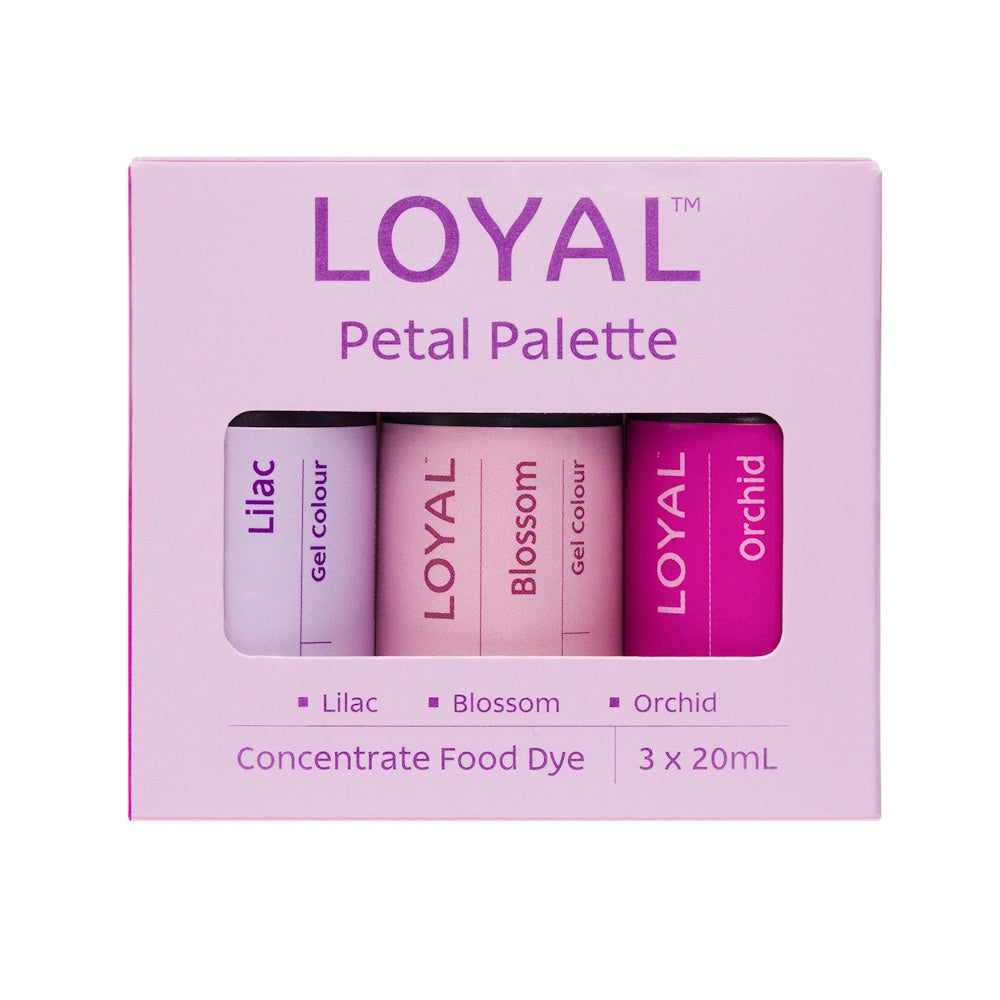 LOYAL Gel Colours 3pk - Petal Palette – Cake & Kitchen