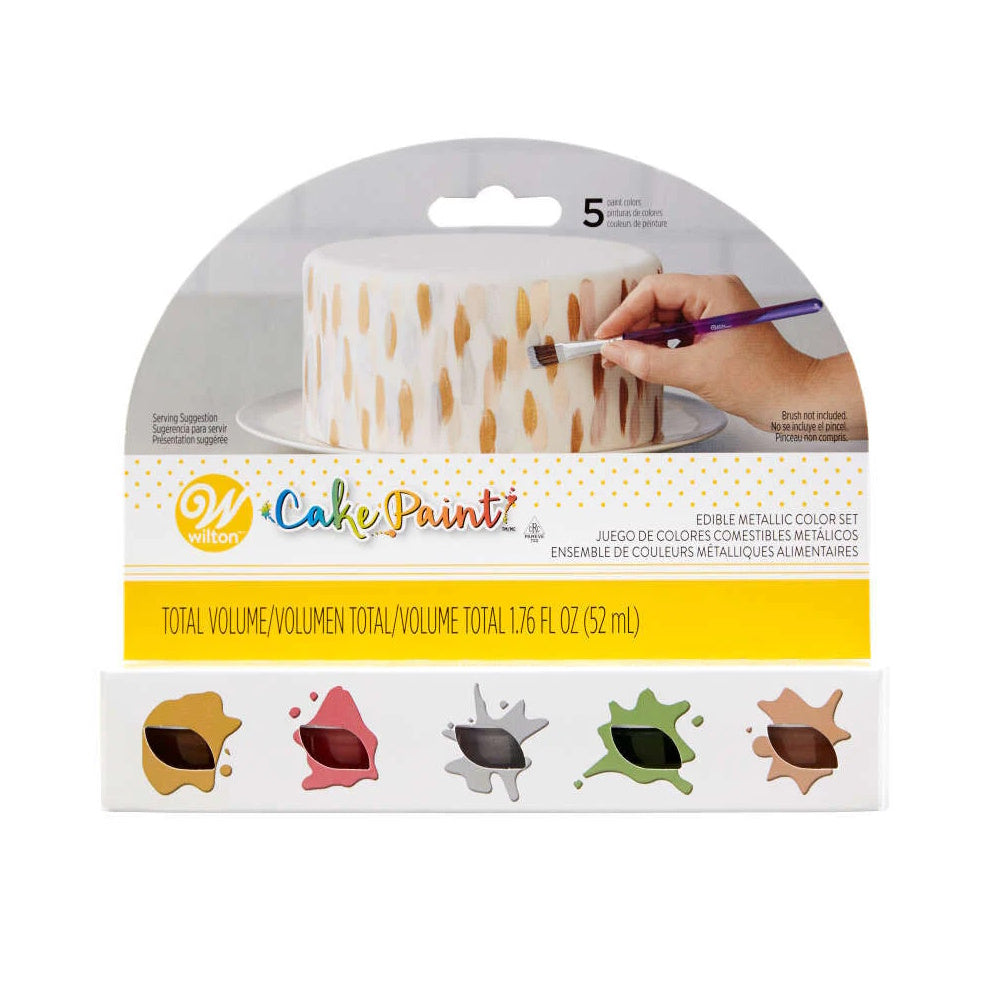 Wilton Cake Paint Set - Metallic – Cake & Kitchen