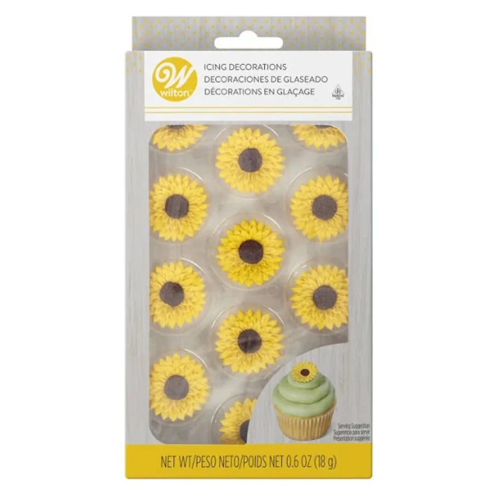 Wilton Royal Icing Decorations - Sunflowers 12pk – Cake & Kitchen