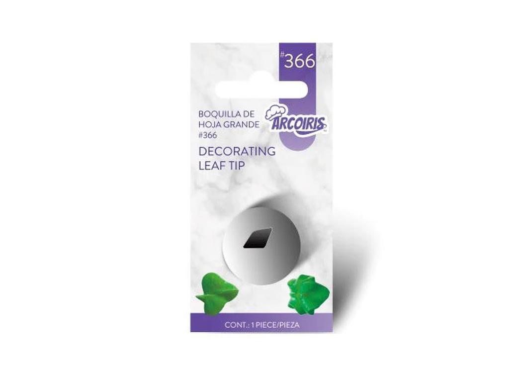 Arcoiris Large Leaf Tip #366 – Cake & Kitchen