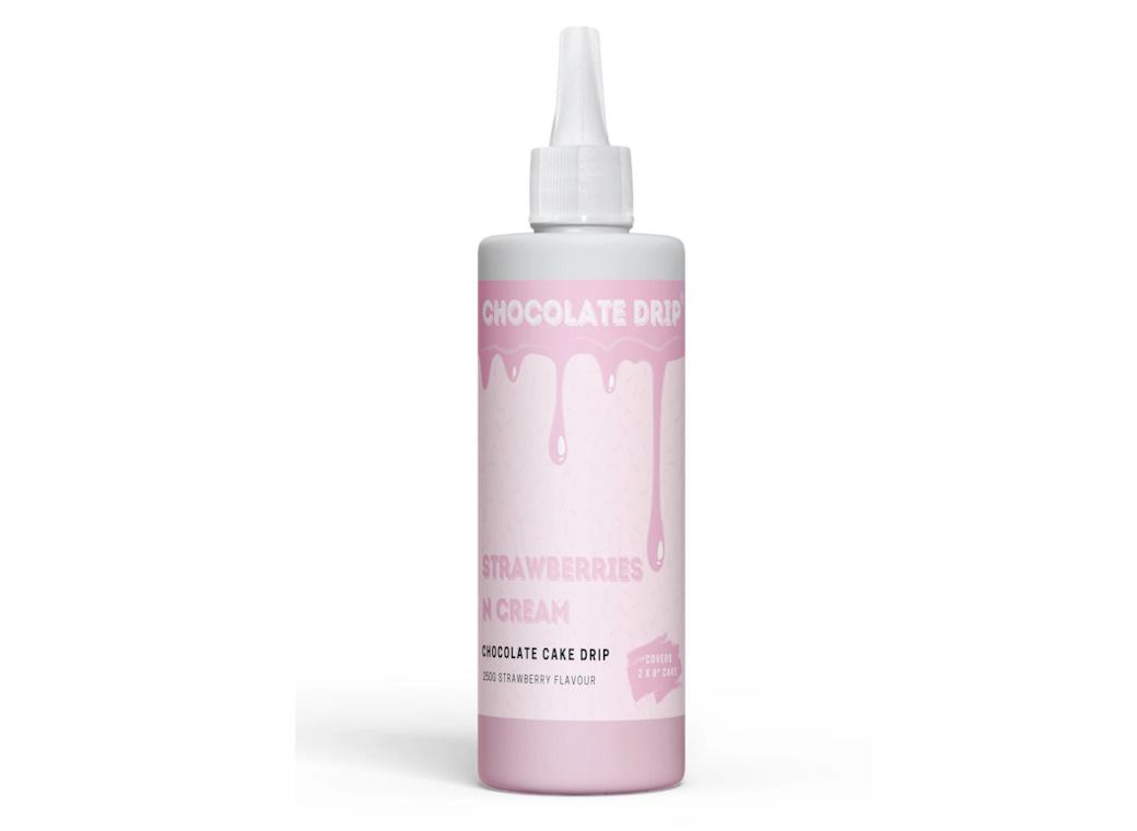 Chocolate Drip - Strawberries 'n Cream – Cake & Kitchen