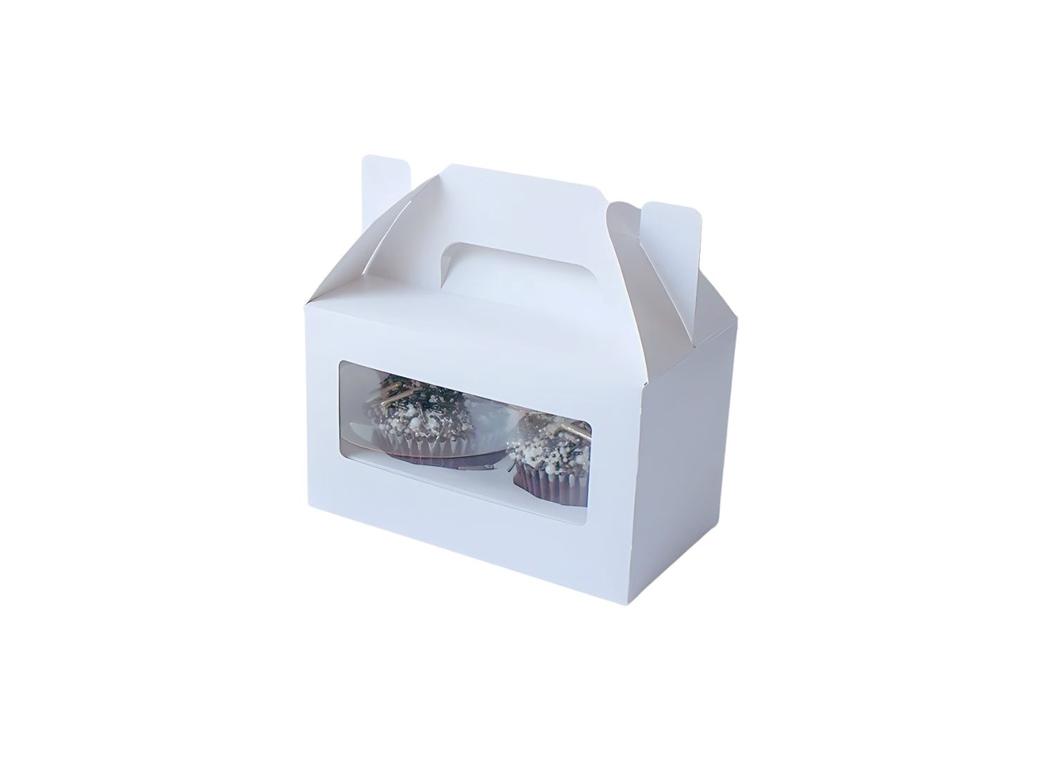 Cupcake Box with Carry Handle 2-Hole 2pk – Cake & Kitchen
