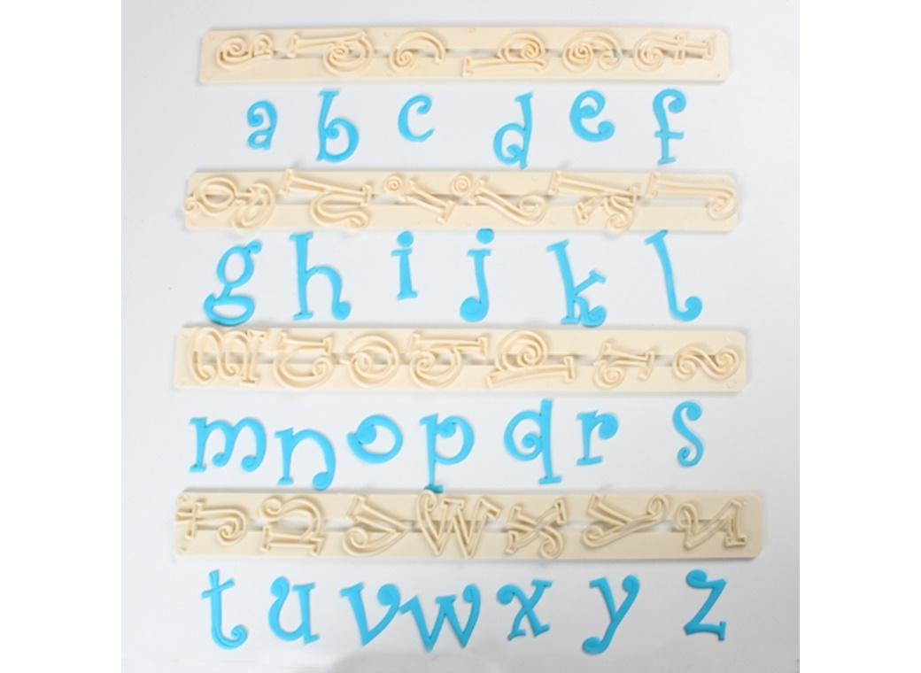 FMM Tappits Funky Lower Case Alphabet – Cake & Kitchen