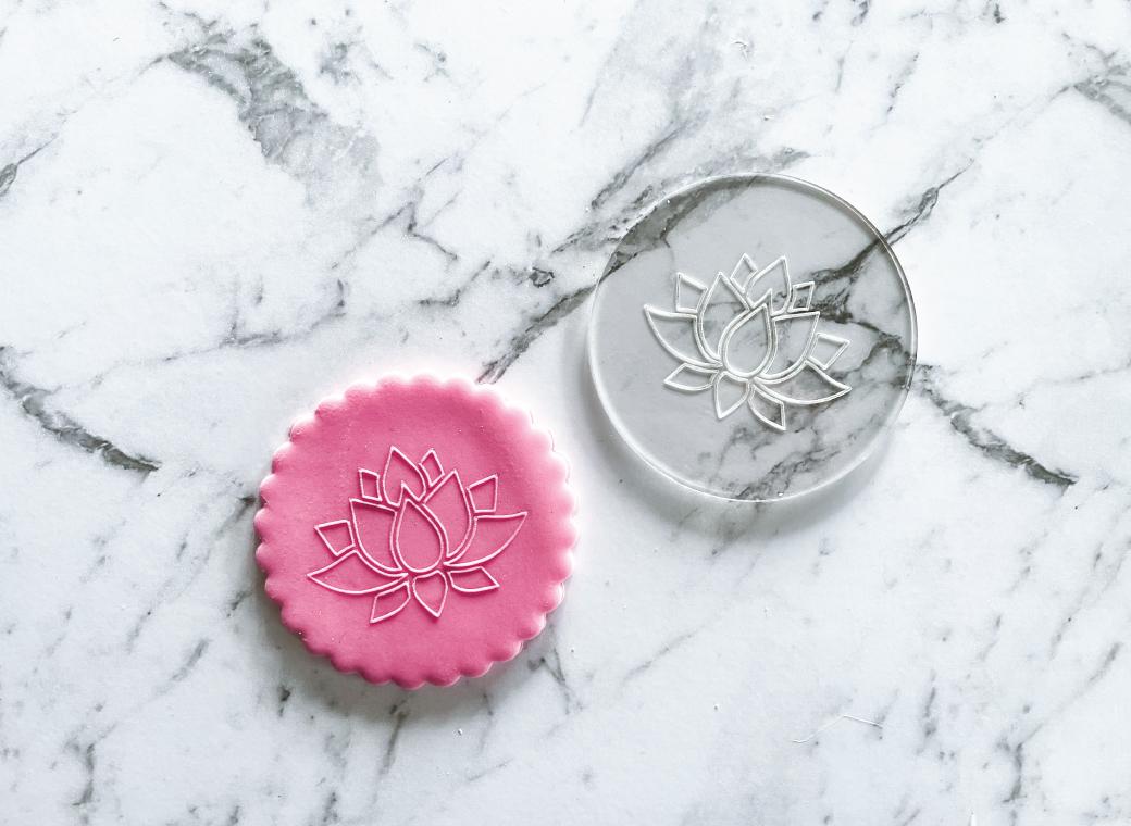 Debosser Stamp - Lotus Flower – Cake & Kitchen