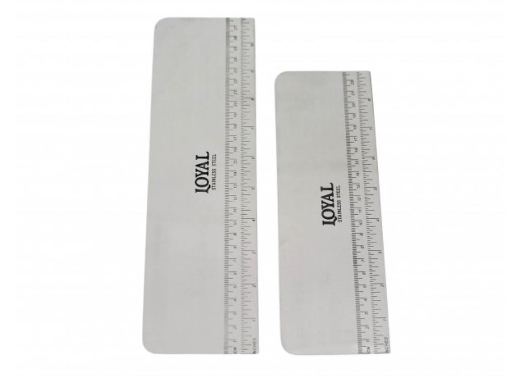 LOYAL Sharp Edge Scrapers - Set of 2 – Cake & Kitchen