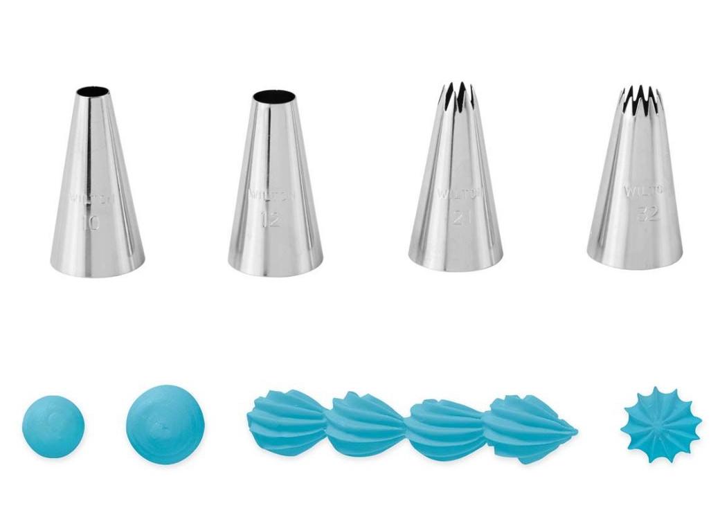 Wilton 4pce Large Tip Set – Cake & Kitchen
